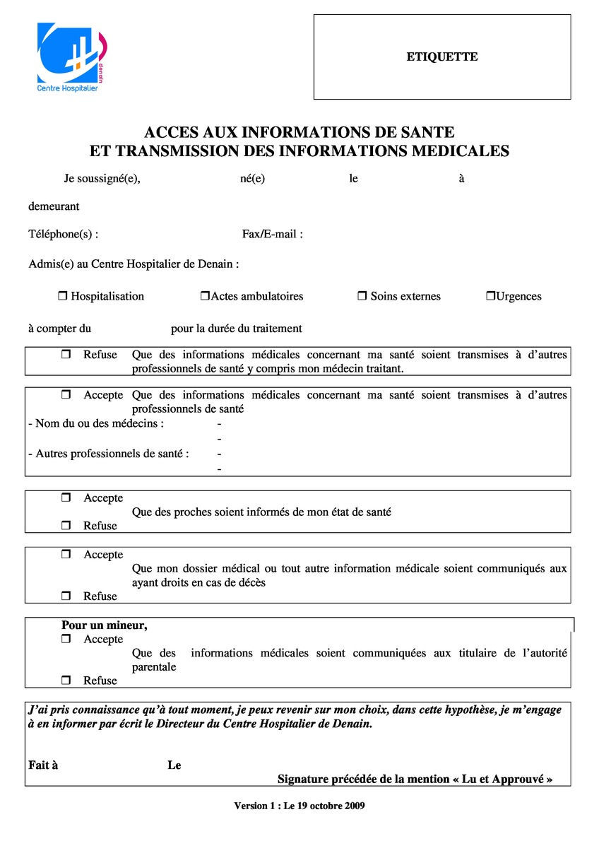 Documents de préparation aux consultations